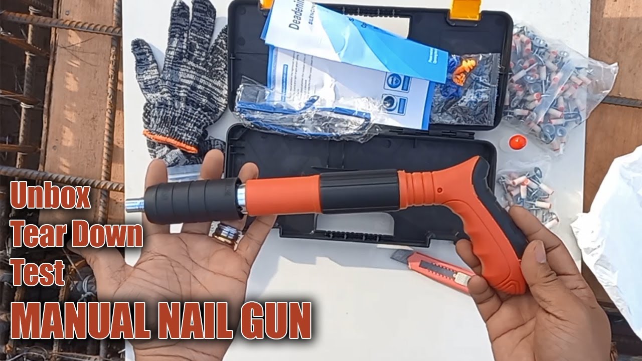Affordable Nail Gun Unboxing, teardown, assembly and testing - YouTube