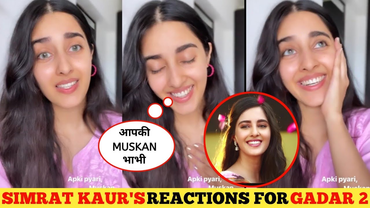 Simrat Kaur aka Muskan जी ने किया Public का 🙏शुक्रिया Gadar 2 को इतना ...