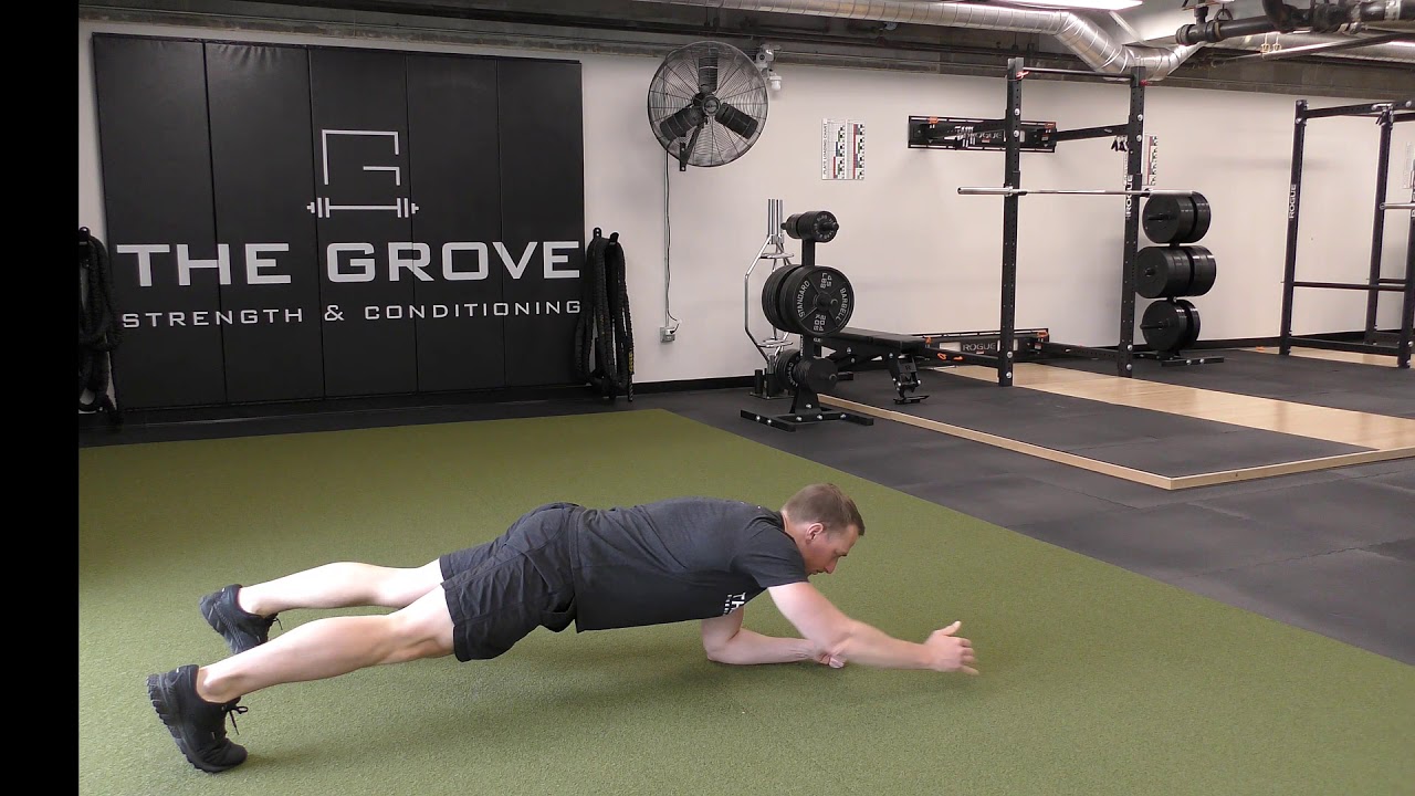 Front Plank Reach - YouTube