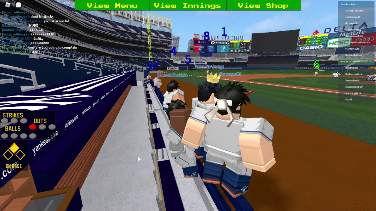 some epic roblox baseball - YouTube