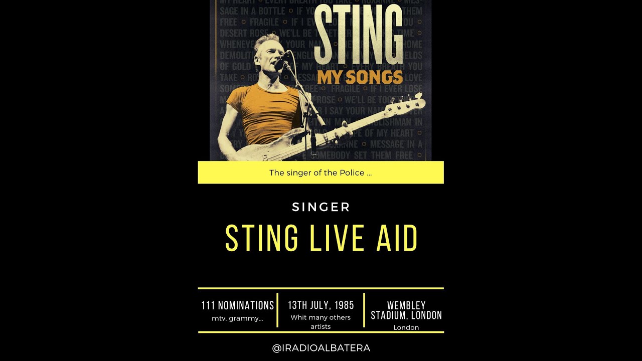 Live Aid (1985-2020) - Sting - YouTube