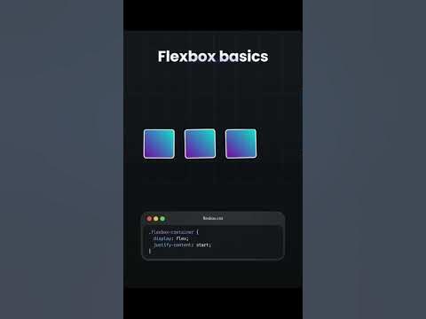 Flex box basics ..💻💻 #coding #frontendprojects #css #html #webdevelopment - YouTube