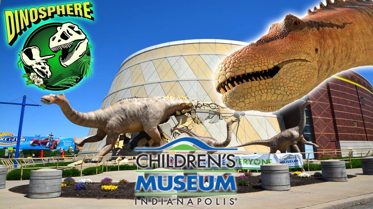 Visiting Dinosphere at the Indianapolis Children's Museum - YouTube