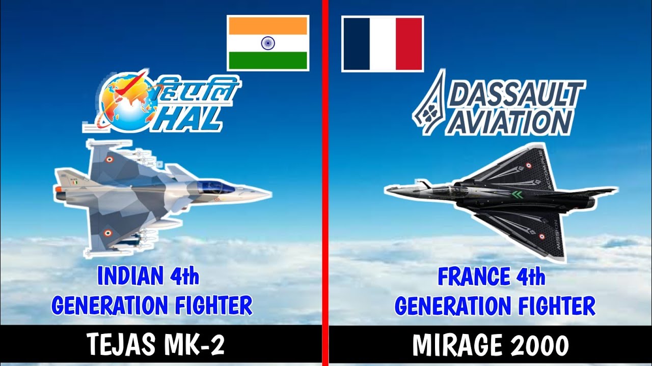 TEJAS MK 2 VS MIRAGE 2000 : WHICH IS BETTER - YouTube
