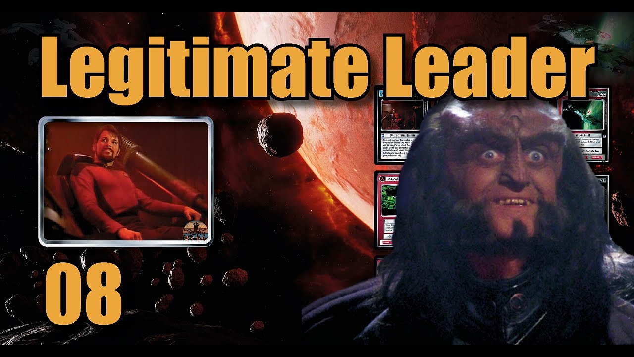 Star Trek CCG 1E Legitimate Leader - deckbuilding - YouTube