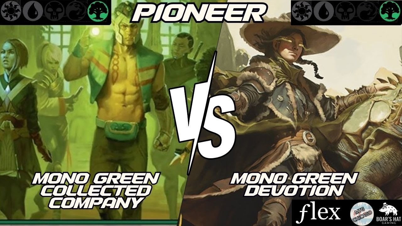 Mono Green Collected Company VS Mono Green Devotion [MTG Pioneer] - YouTube