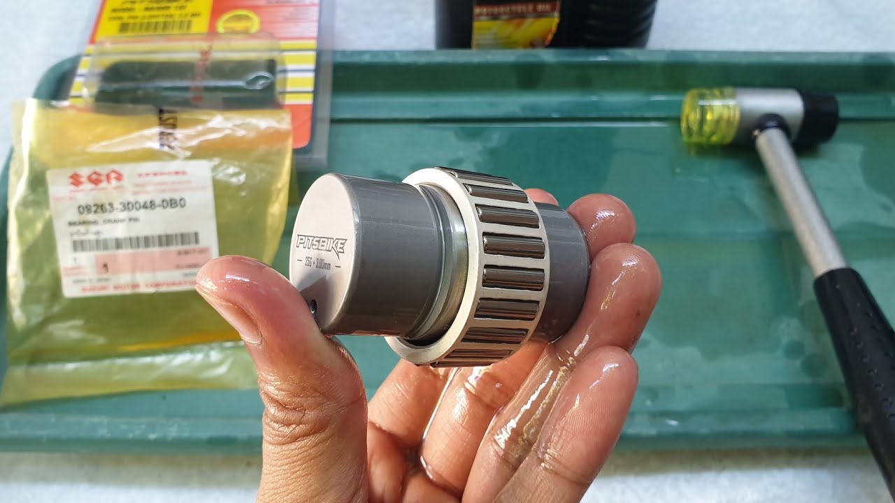 STROKER PIN WITH STOCK BEARING | CrazyMotoPh - YouTube