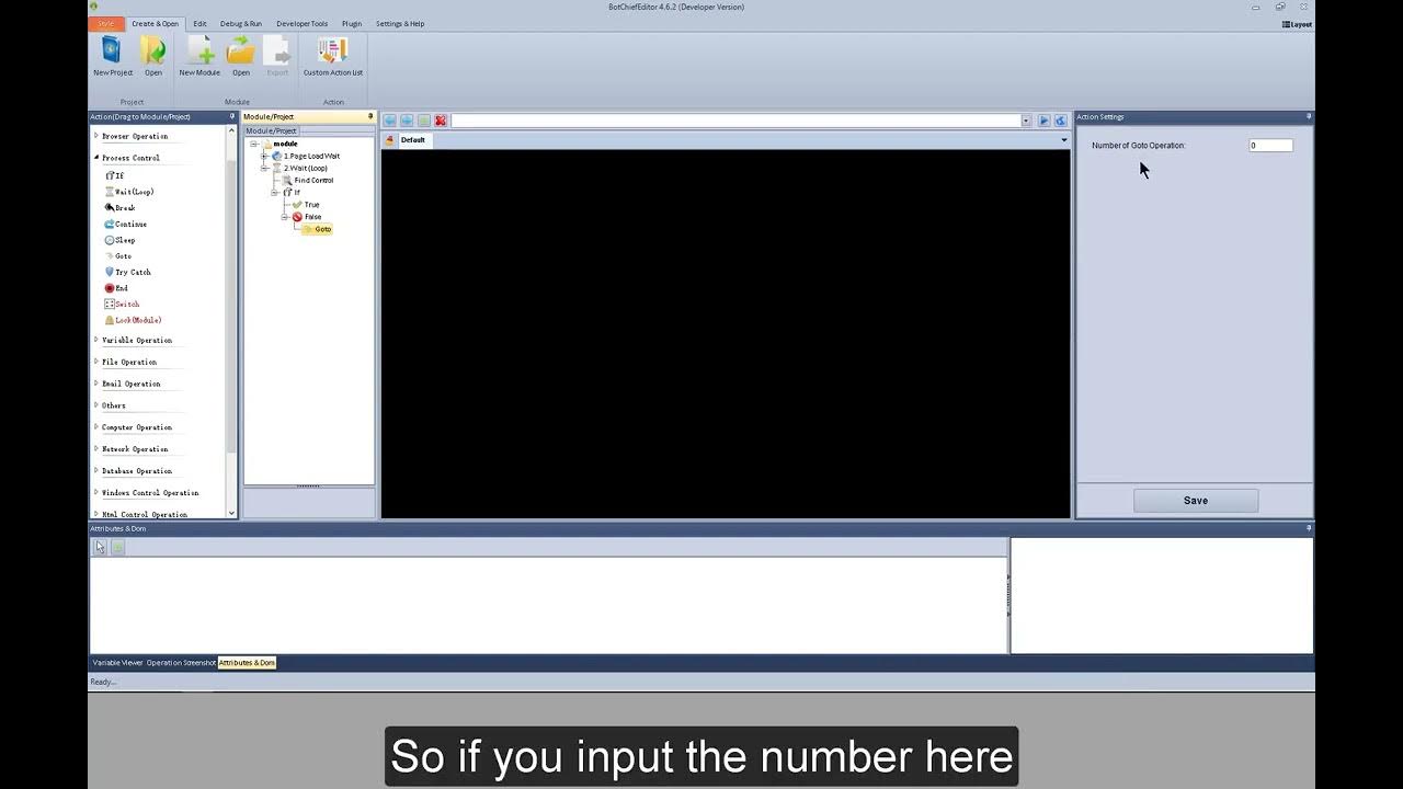 Come to learn BotChief Editor and All actions in Process Control!!! - YouTube