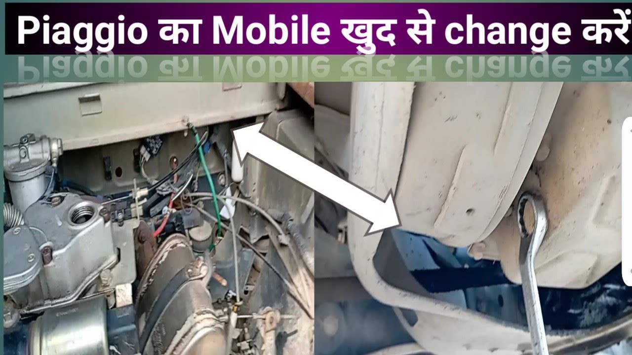 How To ape piaggio oil change l Full service @semtechnical - YouTube