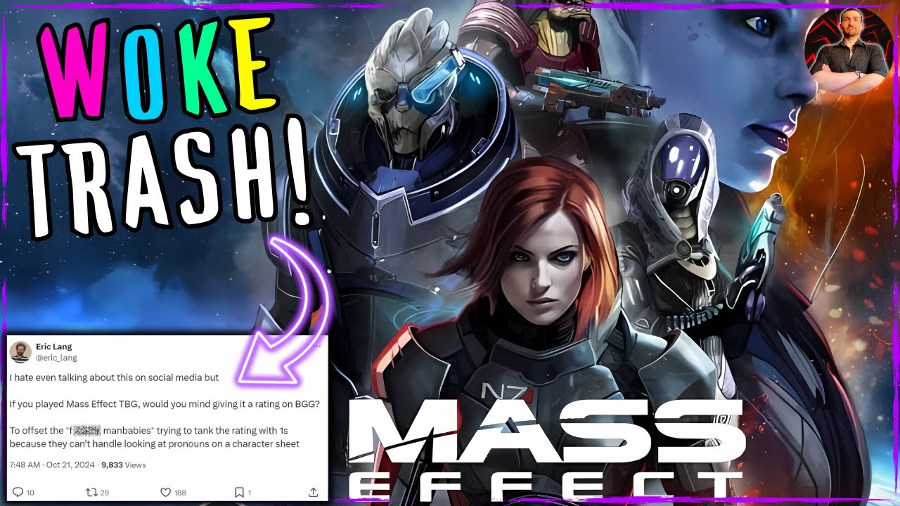Mass Effect Board Game CRINGE! Pronouns, Typos and a CRAZY Designer ...