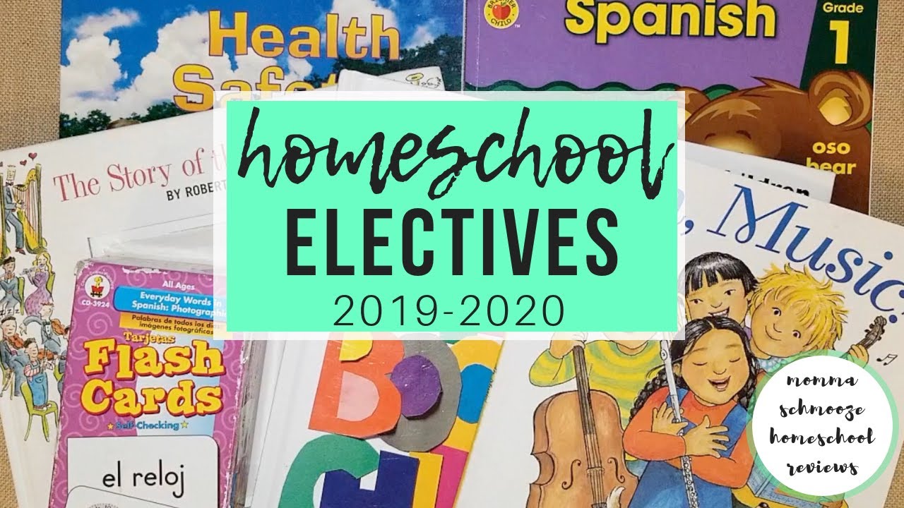 HOMESCHOOL ELECTIVE SUBJECTS OVERVIEW 2019-2020 || MUSIC, ART, SPANISH ...