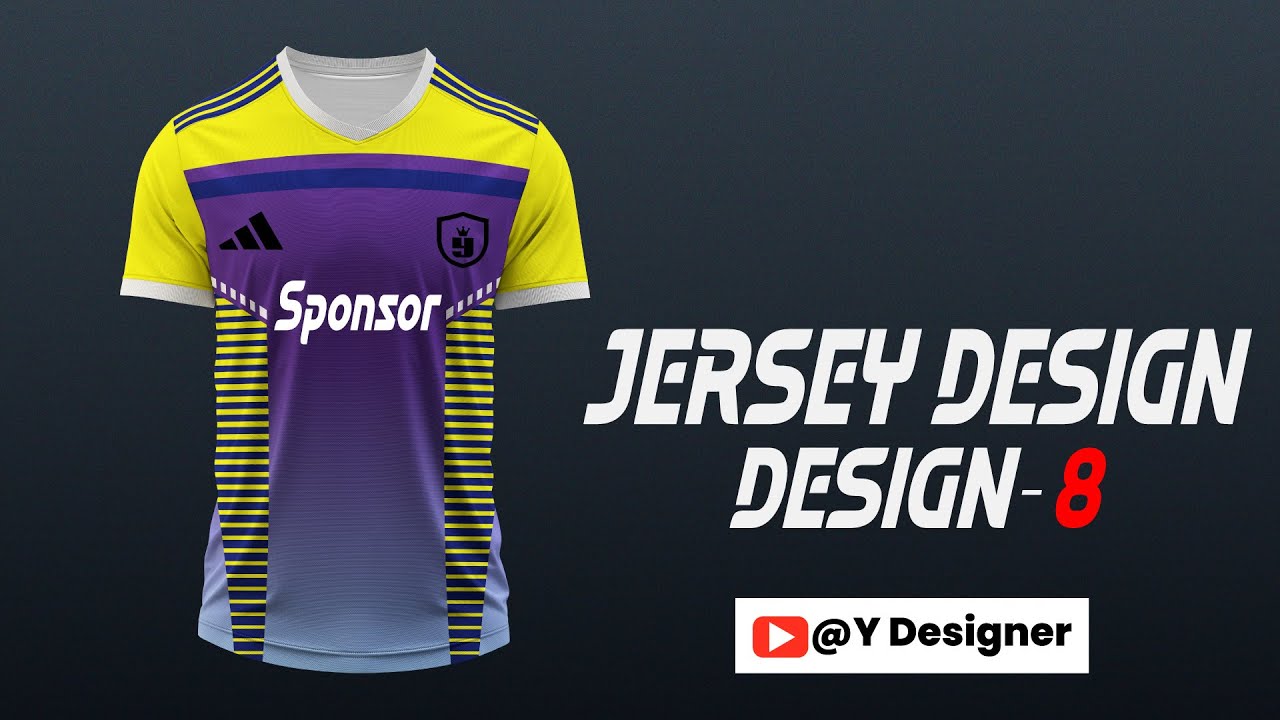how to make a jersey design tutorial in Illustrator - YouTube