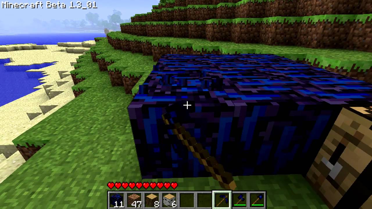 Blue (Bleeding) Obsidian Version 1.5 -- Minecraft Mod - YouTube