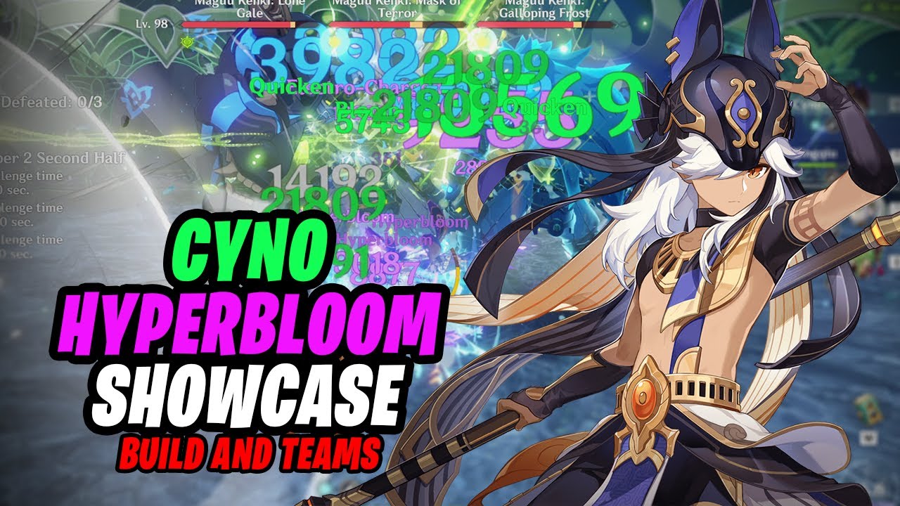 Cyno Hyperbloom Showcase! Build and Team Comps│Genshin Impact - YouTube