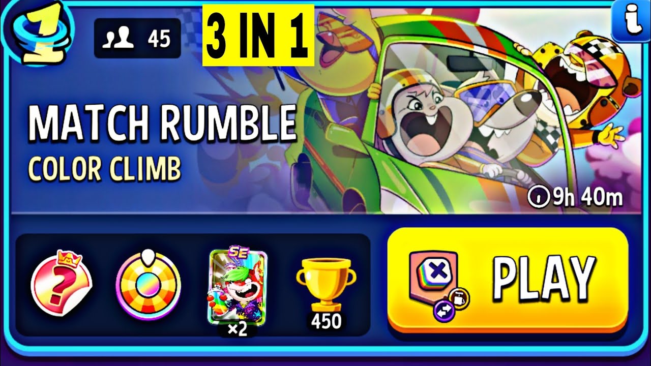 color climb any move rumble match | 3 IN 1 | match masters | color ...