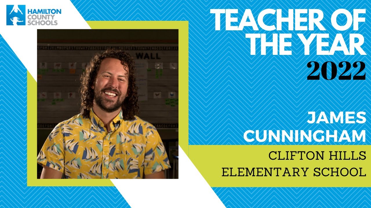 Teacher of the Year | James Cunningham - Clifton Hills Elementary - YouTube