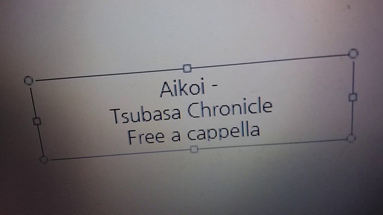 Aikoi - Tsubasa Chronicle Free a cappella フリーアカペラ - YouTube