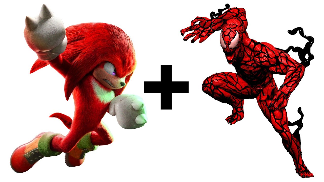 Knuckles the Echidna x Carnage: Epic Fusion with Red Spider-Man! Must ...