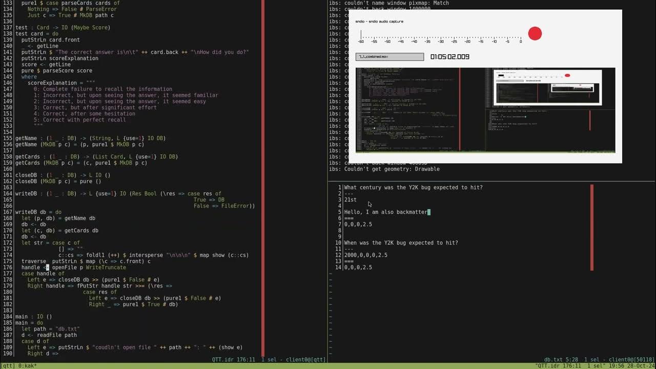 7 - QTT/Idris: Resolving a Parsing Bug (Part 5/6) - YouTube