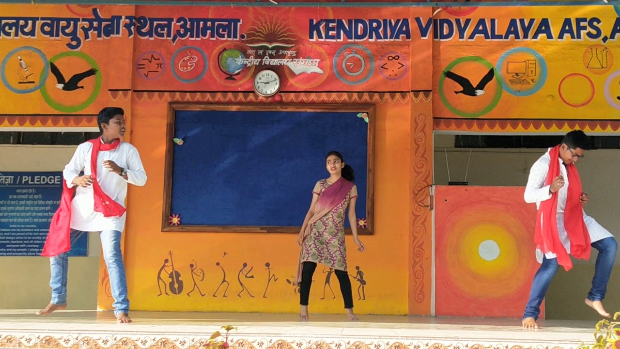 Dance performance by students - YouTube
