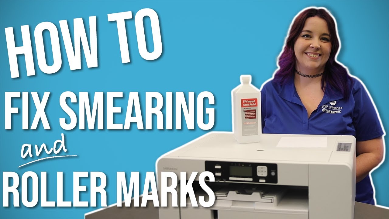 How To Fix Smearing And Roller Marks On Sublimation Prints YouTube