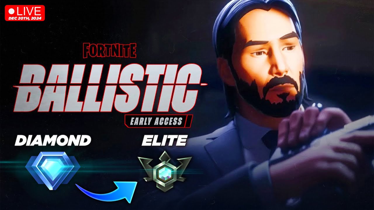 🔴 LIVE - FORTNITE BALLISTIC FIRST PERSON | Diamond III to Elite Grind ...