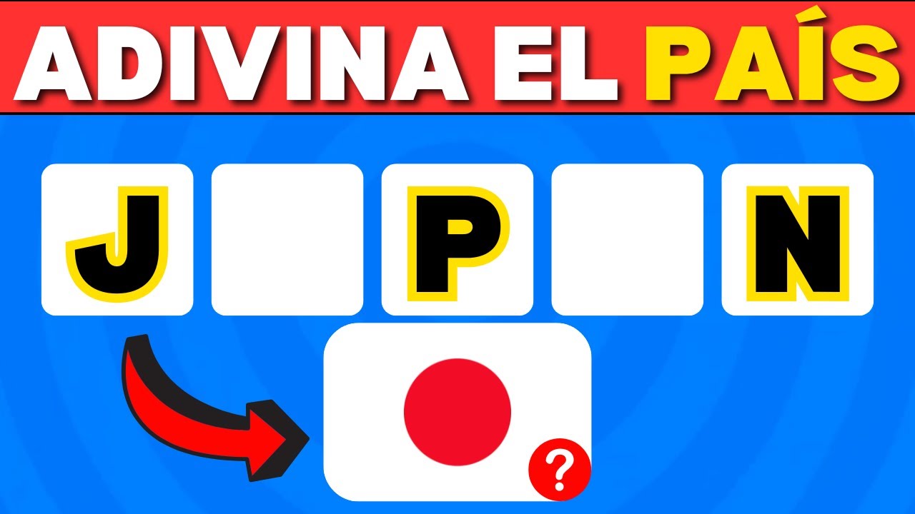 Adivina el PAÍS sin VOCALES 🚩🌍 | Reto y Quiz de Países - YouTube
