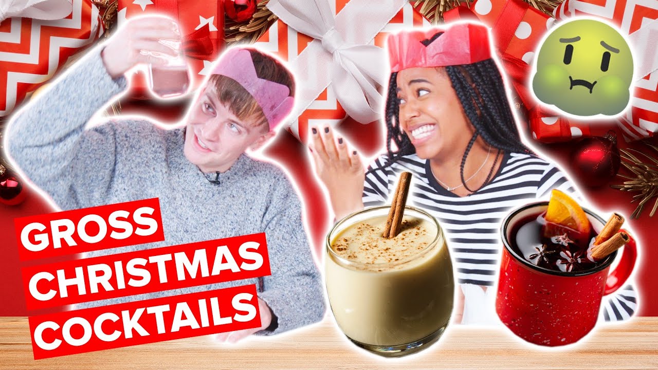 Brits Try Gross Christmas Cocktails - YouTube