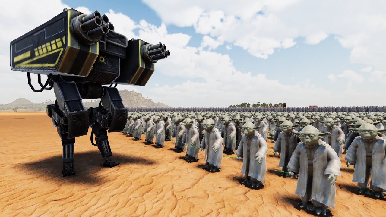 T45 SHOTGUN VS 100,000 YODA - UEBS 2 MODS - Ultimate Epic Battle ...