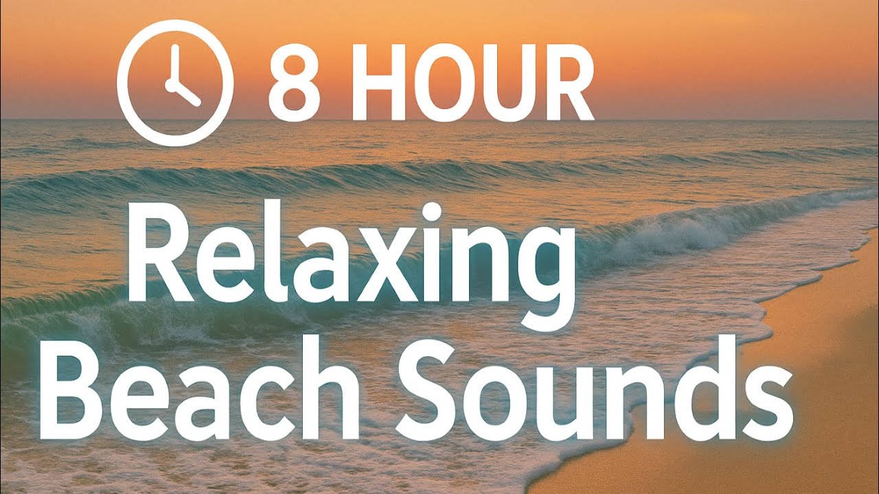 Ocean Waves 🌊 Relaxing Beach Sounds 8 Hours - YouTube