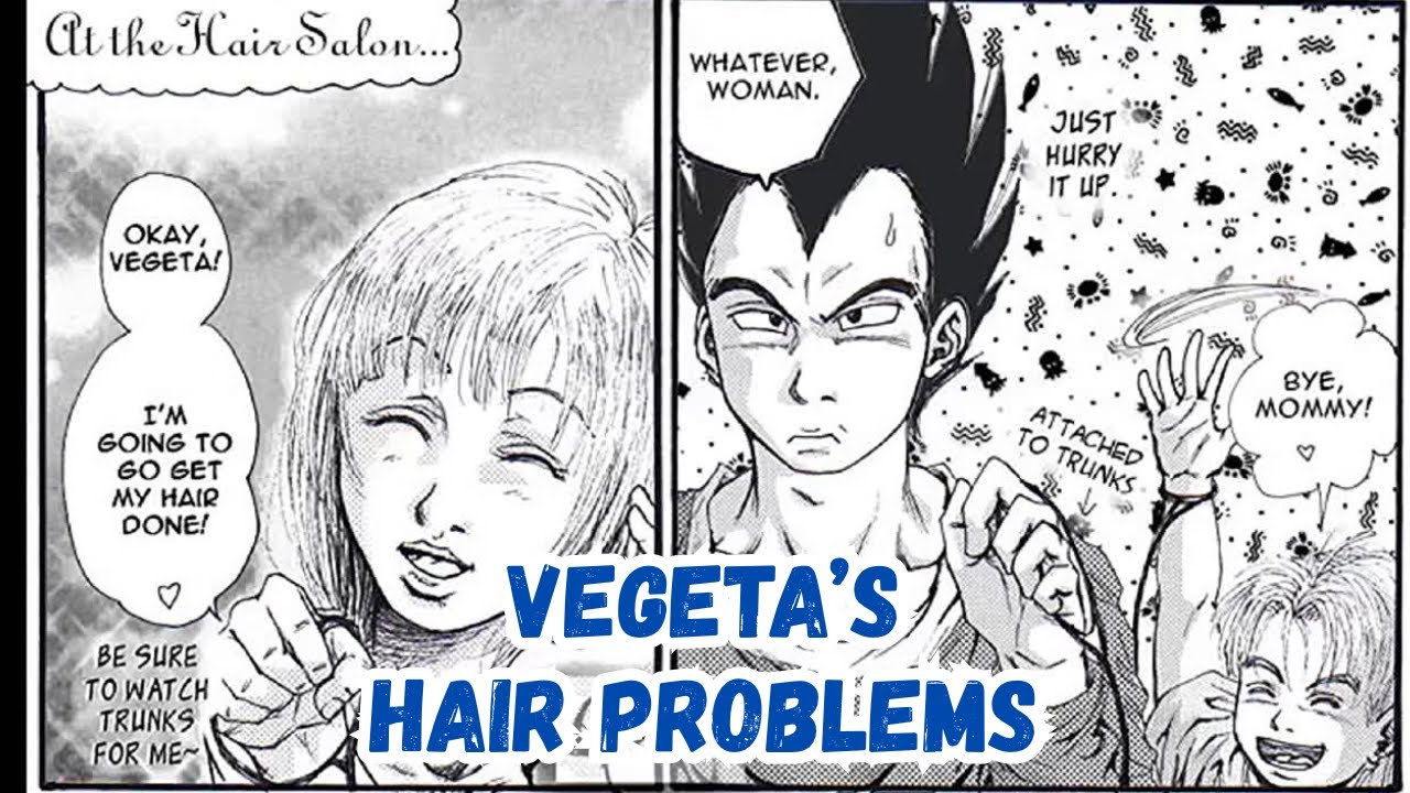 Vegeta’s Hair Problems - A Dragonball Z Short Fanmanga/ Comic Dub - YouTube