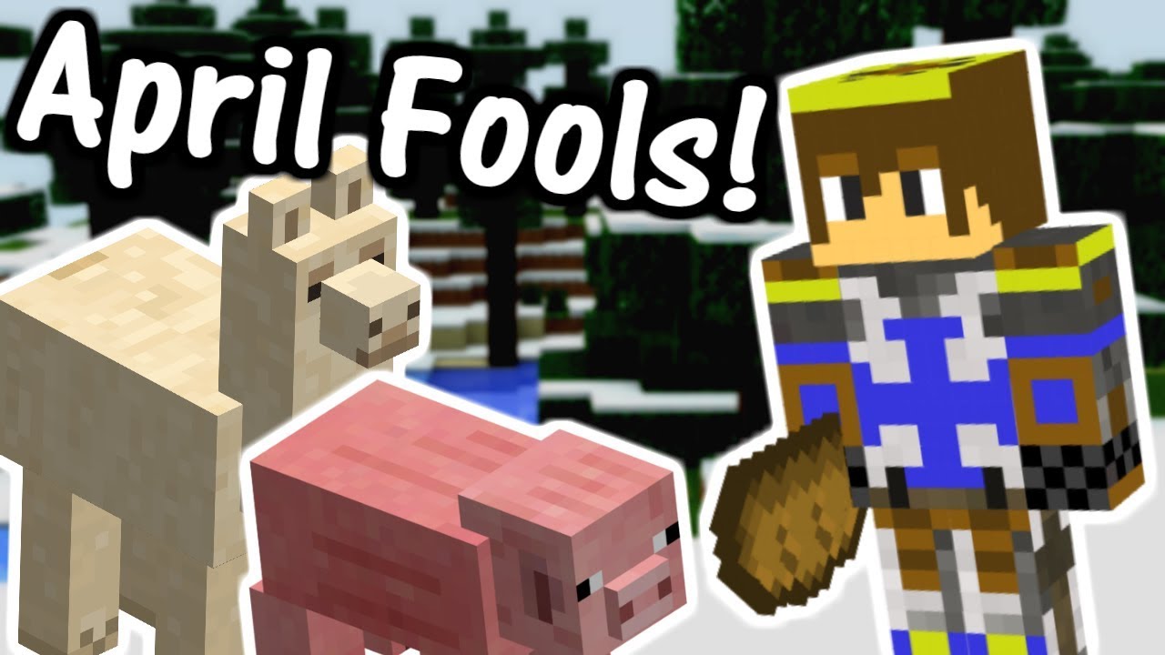 April Fools in MInecraft... (2018) - YouTube