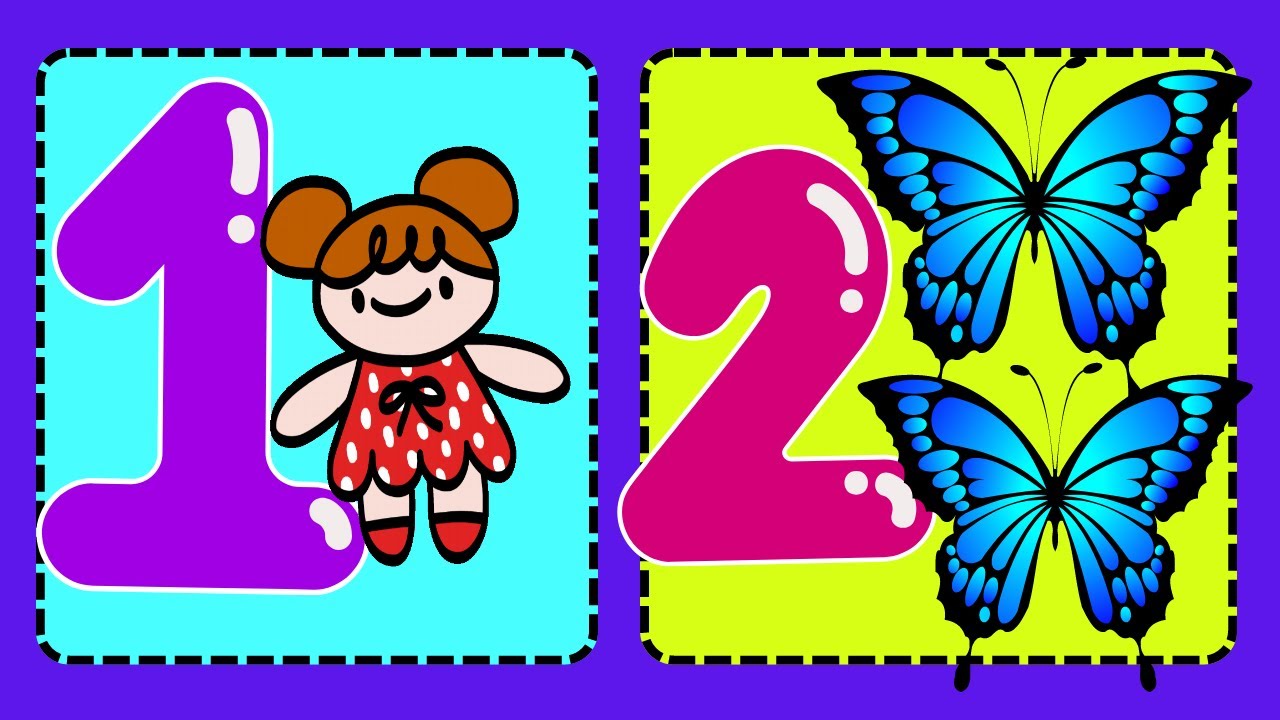 1234 Numbers for kids - YouTube