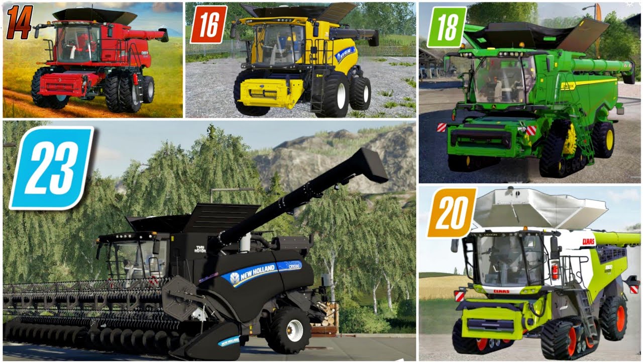 fs 14 vs fs 16 vs fs 18 vs fs 20 vs fs 23 Harvesting Comparison ...