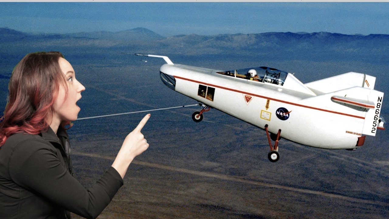 When a Muscle Car Towed a Lifting Body into the Air - YouTube