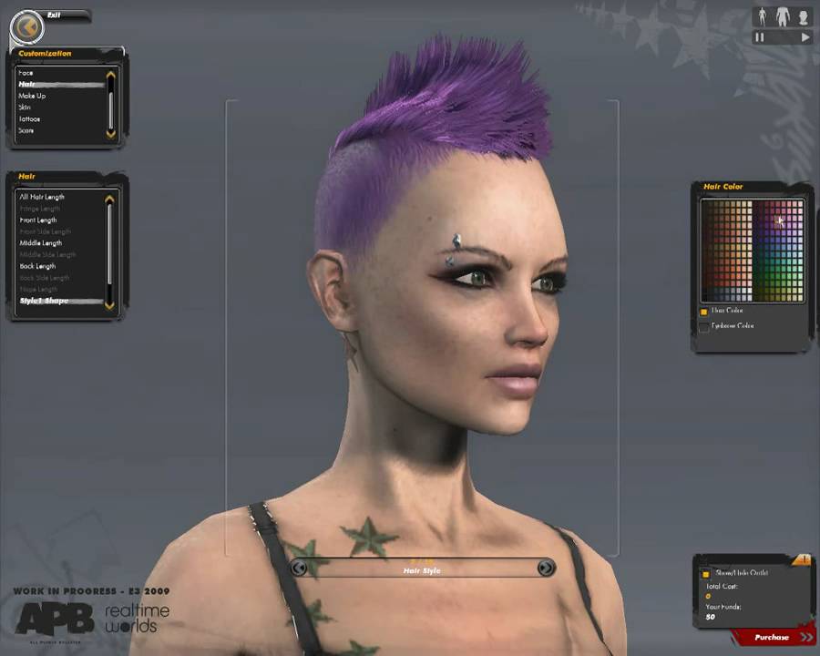 APB Customization trailer with character, tatoos and cars! - YouTube