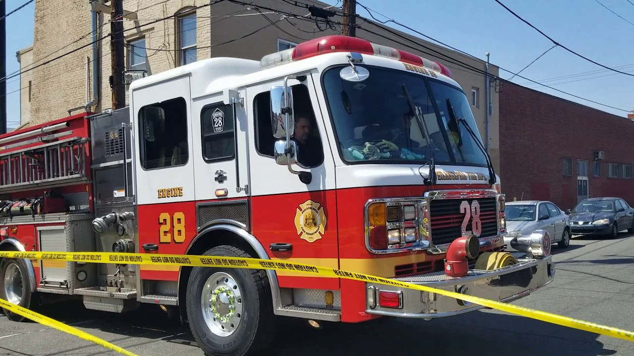 PFD Engine 28 Responding 140th anniversary - YouTube
