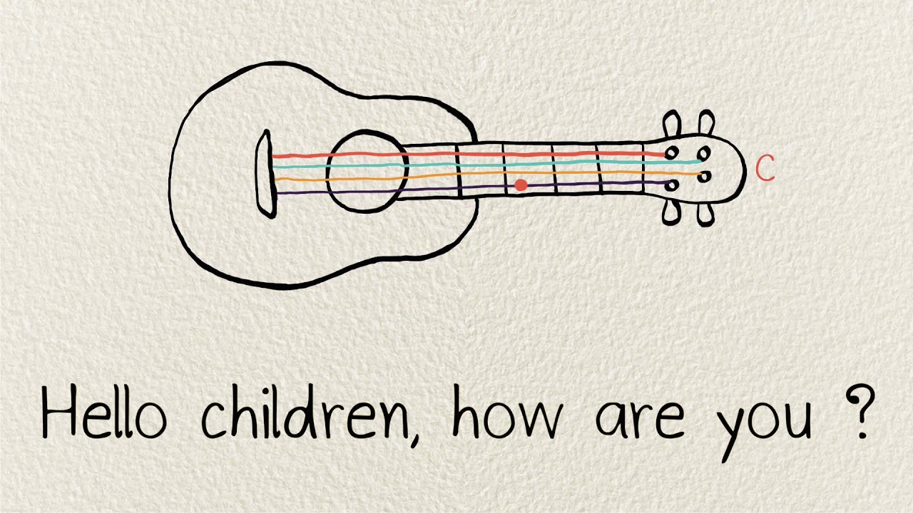 Hello Children How Are You? - Nursery Rhymes with Lyrics and Ukulele ...
