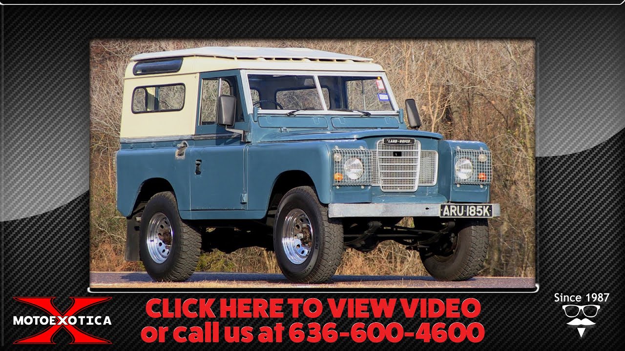 1972 Land Rover Defender Series III 4x4 -- SOLD - YouTube
