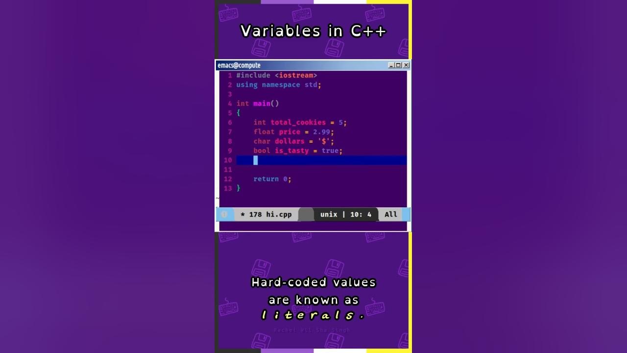 Variables in C++ #cpp #cplusplus #programming - YouTube