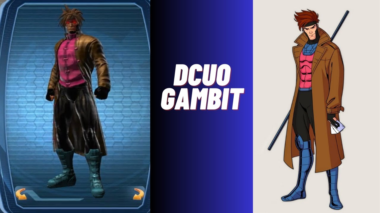 DCUO Character Creation- Gambit - YouTube
