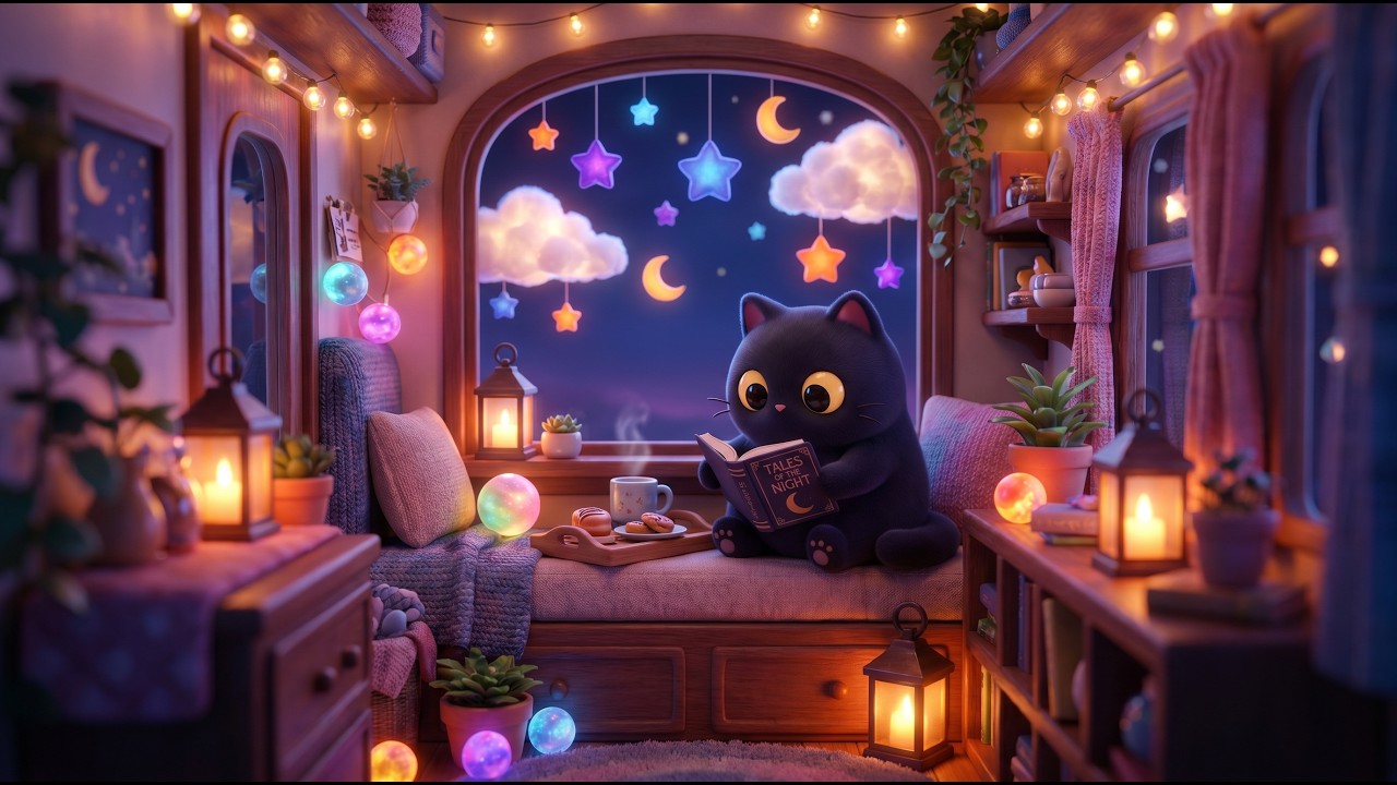 Cozy Train Ride Through the Stars 🚂 Lo-fi for Late Night Dreams - YouTube