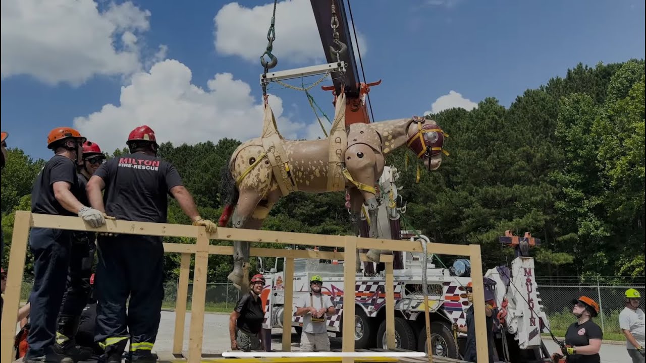 Cherokee Fire & Milton Fire Technical Large Animal Emergency Rescue ...