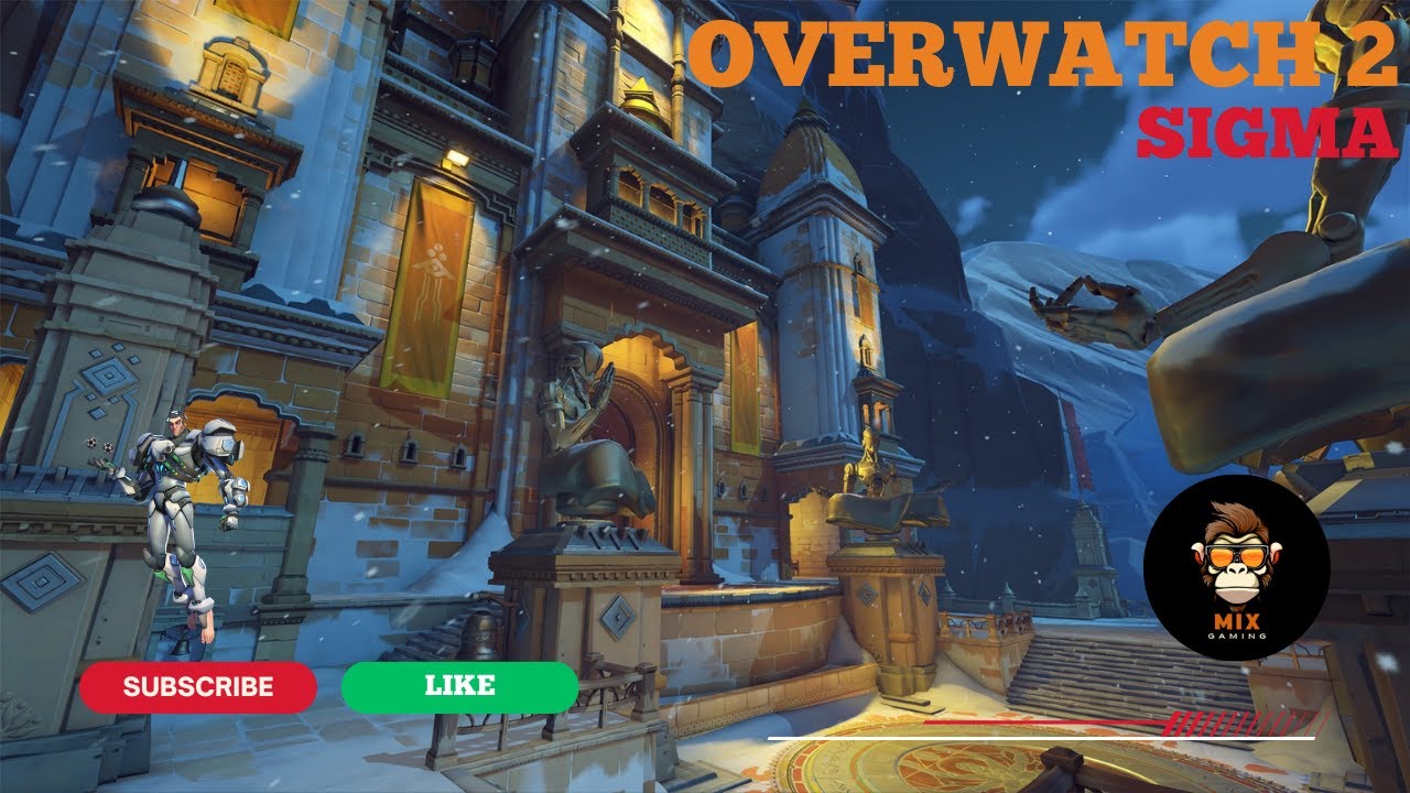 Overwatch 2 Sigma Push Game play Shambali monastery map - YouTube
