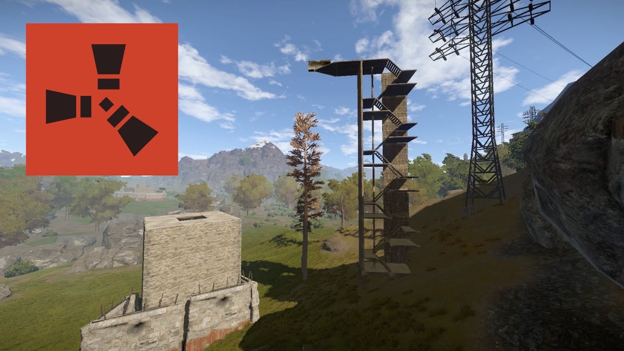 Rust Tips: Improved Raid Tower WITHOUT Half Blocks - YouTube