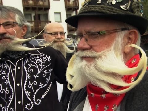 Raw: Austria Beard Competition Gets Hairy - YouTube