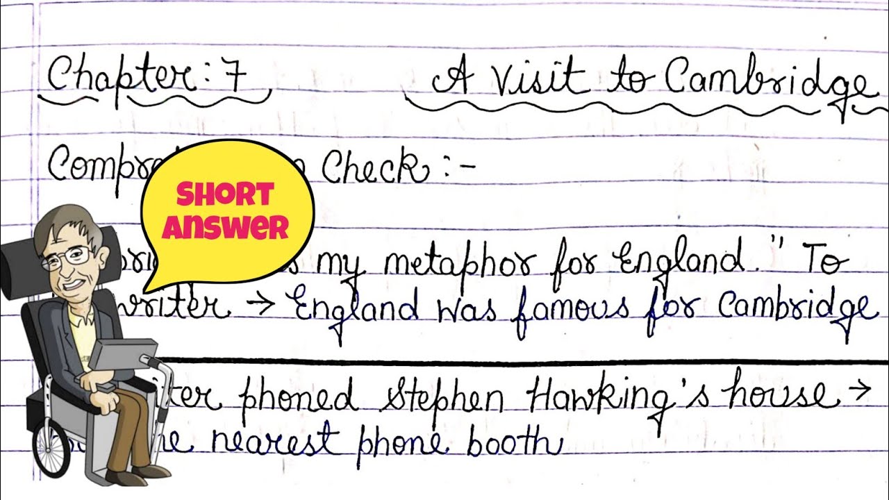 NCERT CLASS 8 ENGLISH HONEYDEW CHAPTER 7 A Visit To Cambridge ncert-class-8-english-honeydew-chapter-7-a-visit-to-cambridge