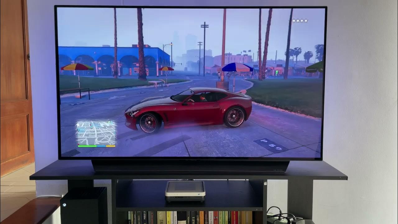 LG OLED C2 + GTA V PERFOMANCE RAY TRACING MODE (Sunset) - YouTube