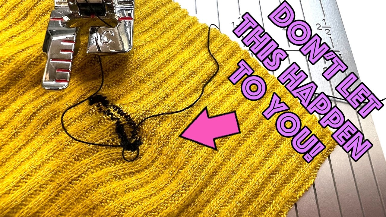 How To Sew Button Holes On Knit Fabric The Easy Way! - YouTube