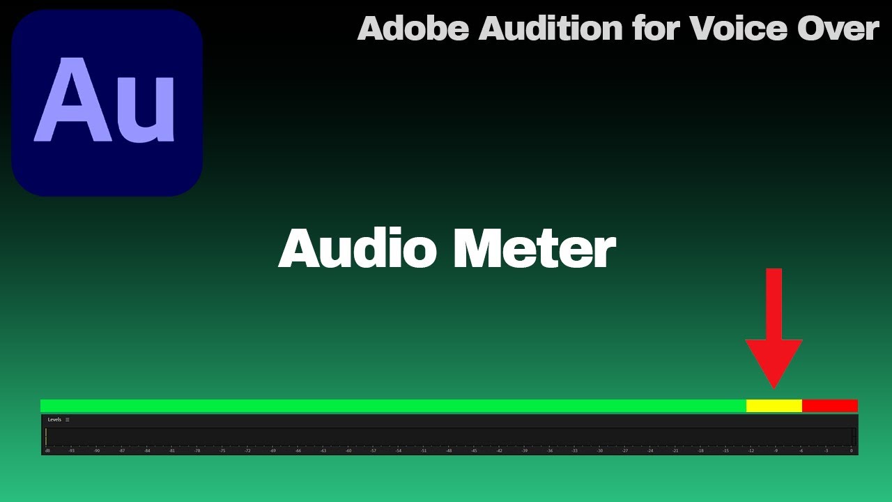 Understanding the meter inside Adobe Audition - YouTube